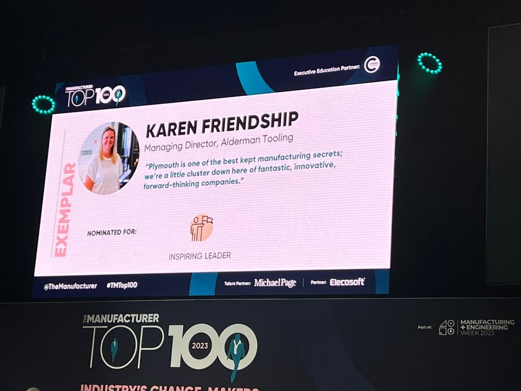 Karen’s in the Manufacturer Top 100 - Aldermans